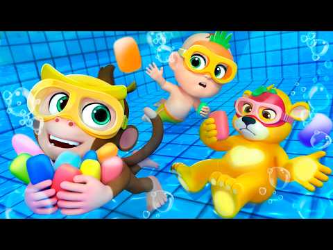 Swimming Pool Fun & Bubbles! and MORE Educational Nursery Rhymes & Kids Songs