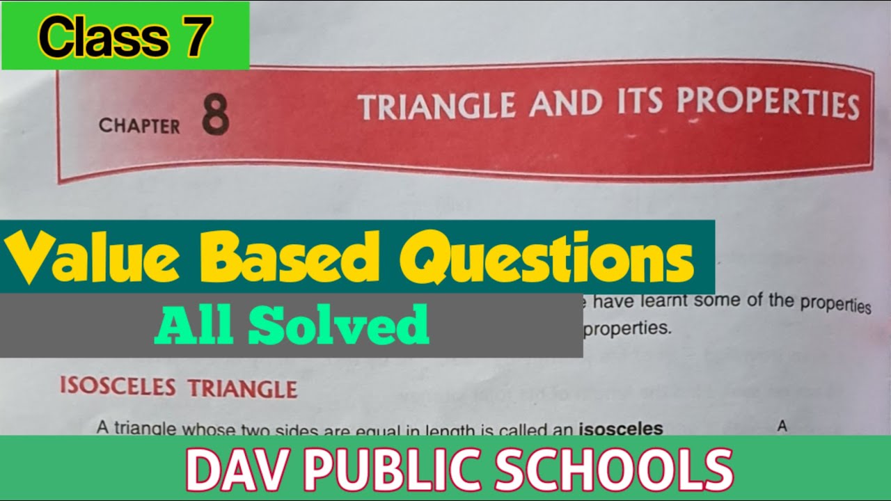DAV Class 7 Maths Chapter 8 Value Based Questions YouTube dav-class-7-maths-chapter-8-value-based-questions-youtube