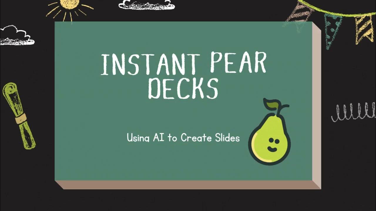 Creating Instant Pear Decks - YouTube
