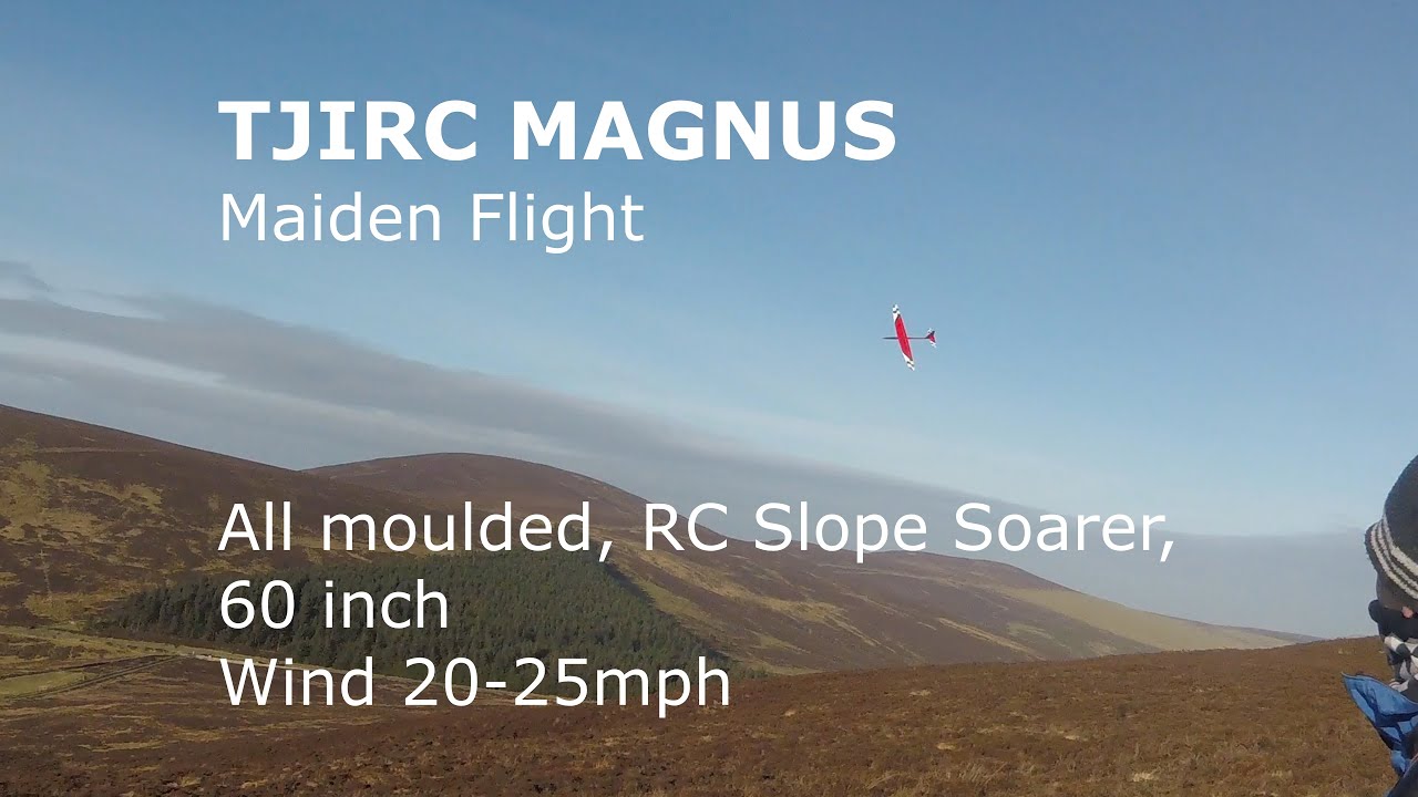 TJIRC Magnus Maiden Flight at the Slope - YouTube