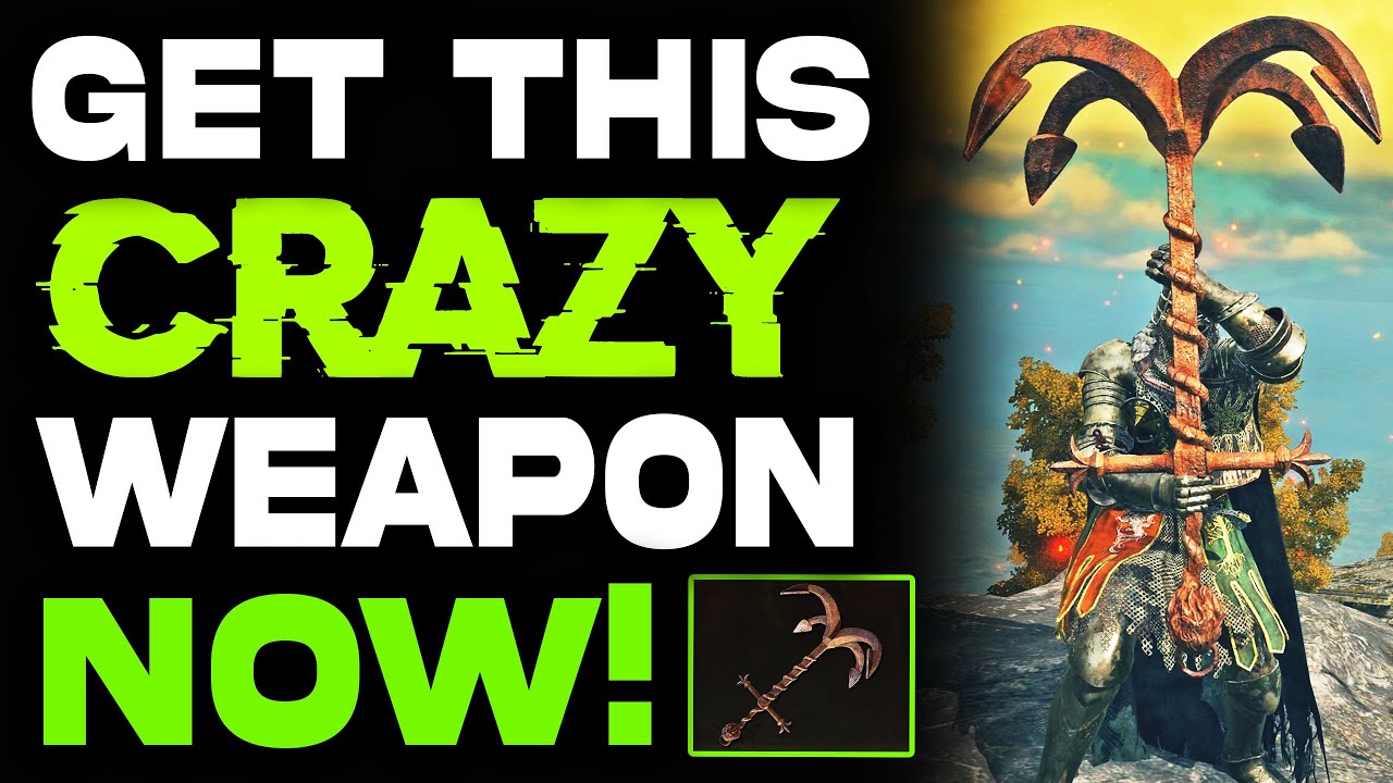 Take This CRAZY Weapon NOW in Elden Ring! Rusted ANCHOR Location Guide ...