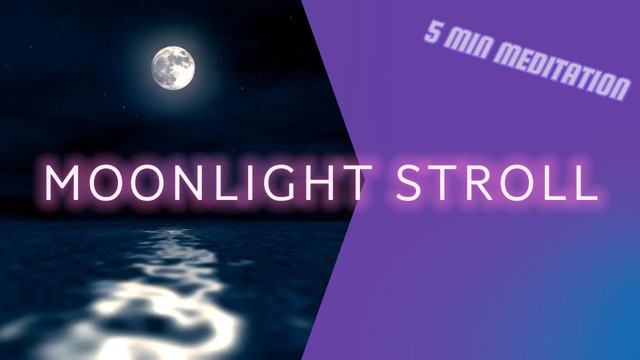 Moonlight Stroll - 5 min Meditation - YouTube