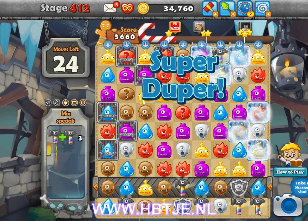 Monster Busters stage 412 - YouTube