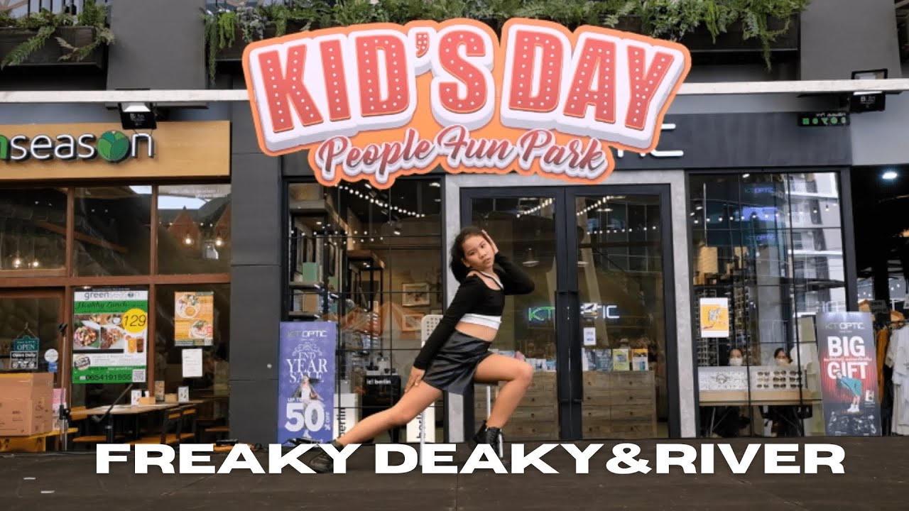 " FREAKY DEAKY & RIVER " I Dance BY NICHA I Kid's day 2023 at people ...