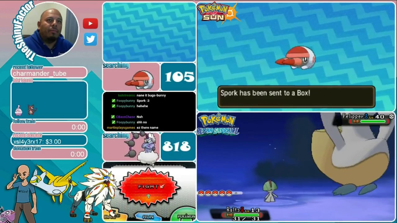 Shiny Grubbin - 3rd Alolan pokemon Gen 7 - SOS method - Live On Stream ...