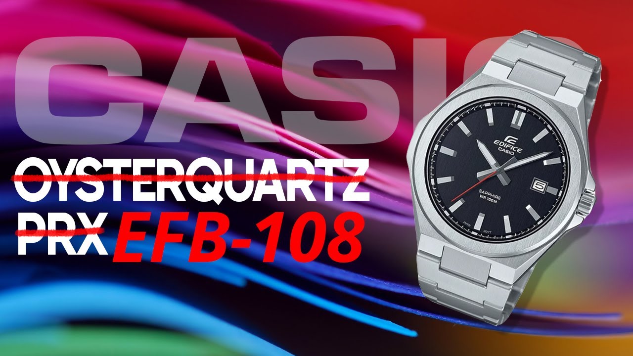 Casio Edifice EFB-108 kicsomagolás és bemutató - YouTube