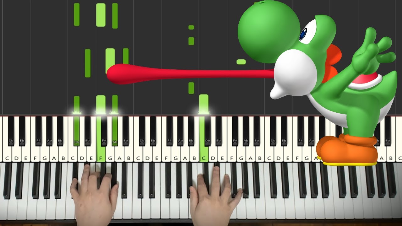Yoshi's Story Theme (Piano Tutorial Lesson) - YouTube