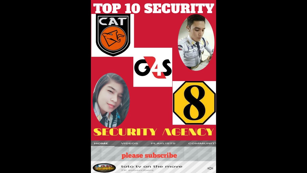 TOP 10 SECURITY AGENCY PART 2 - YouTube