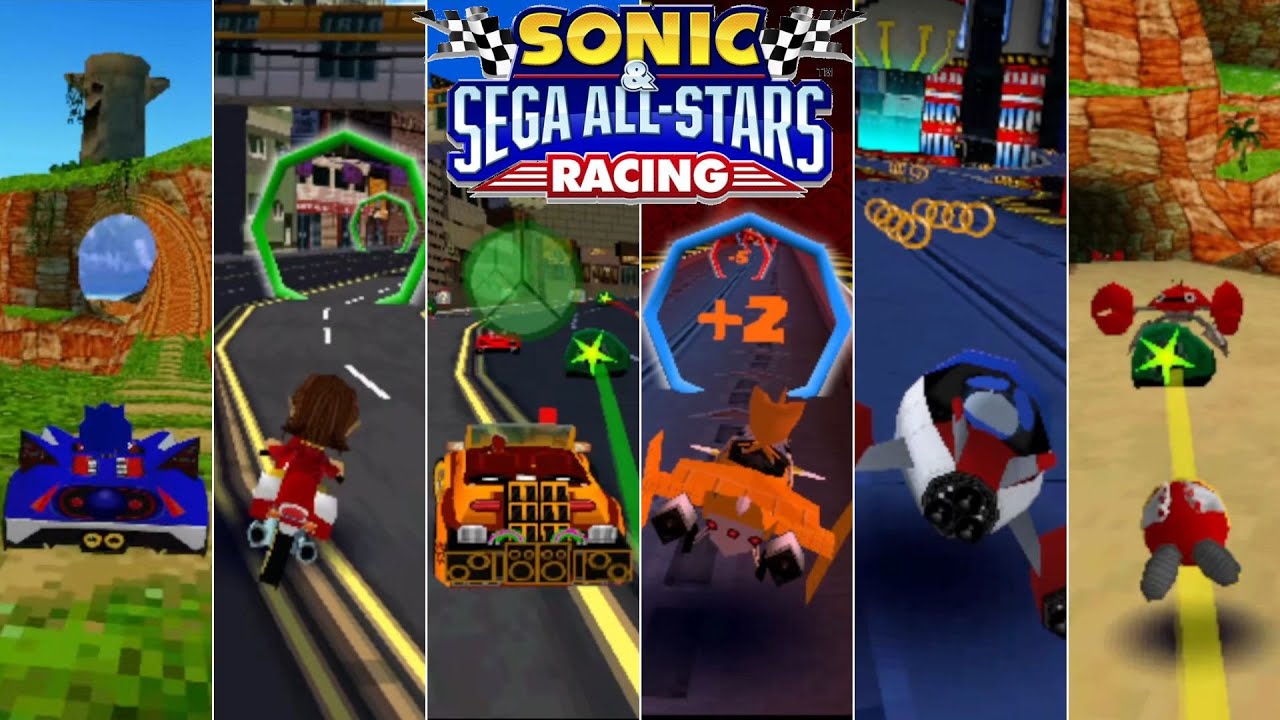 Sonic & Sega All-Stars Racing (DS) Full Gameplay Walkthrough [All ...
