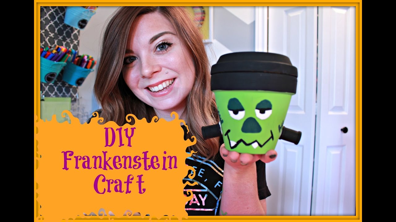 How to make a Frankenstein! DIY Halloween Craft - YouTube