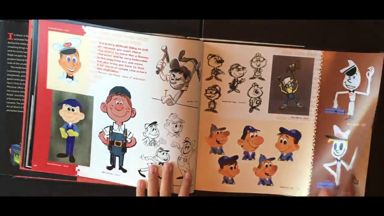 The Art of Wreck-It Ralph - Quick Flip Through and Review - YouTube