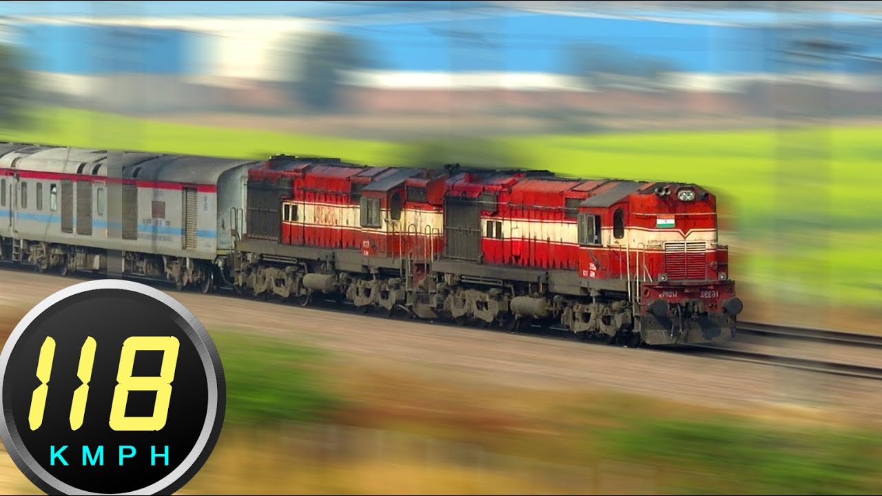 Faster Diesel Trains | Diesel trains over 110 KMPH - YouTube
