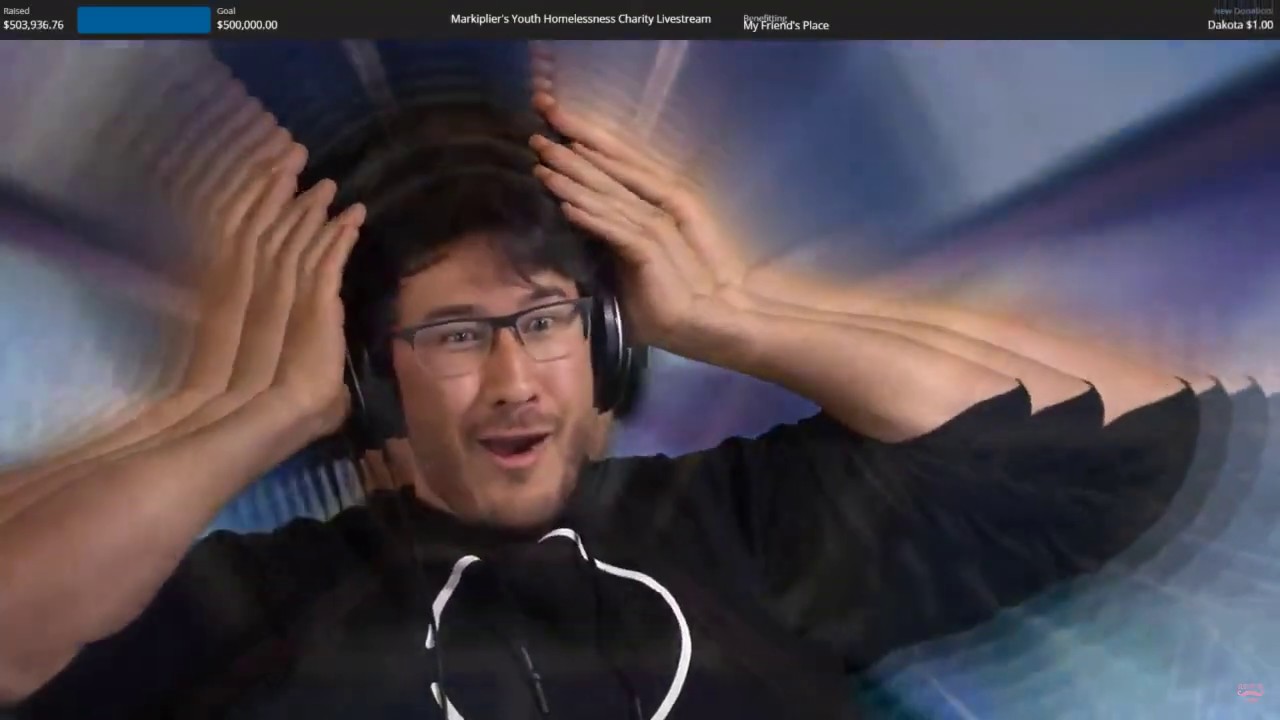 Markiplier Completes His 500k Charity Stream And Dances - YouTube