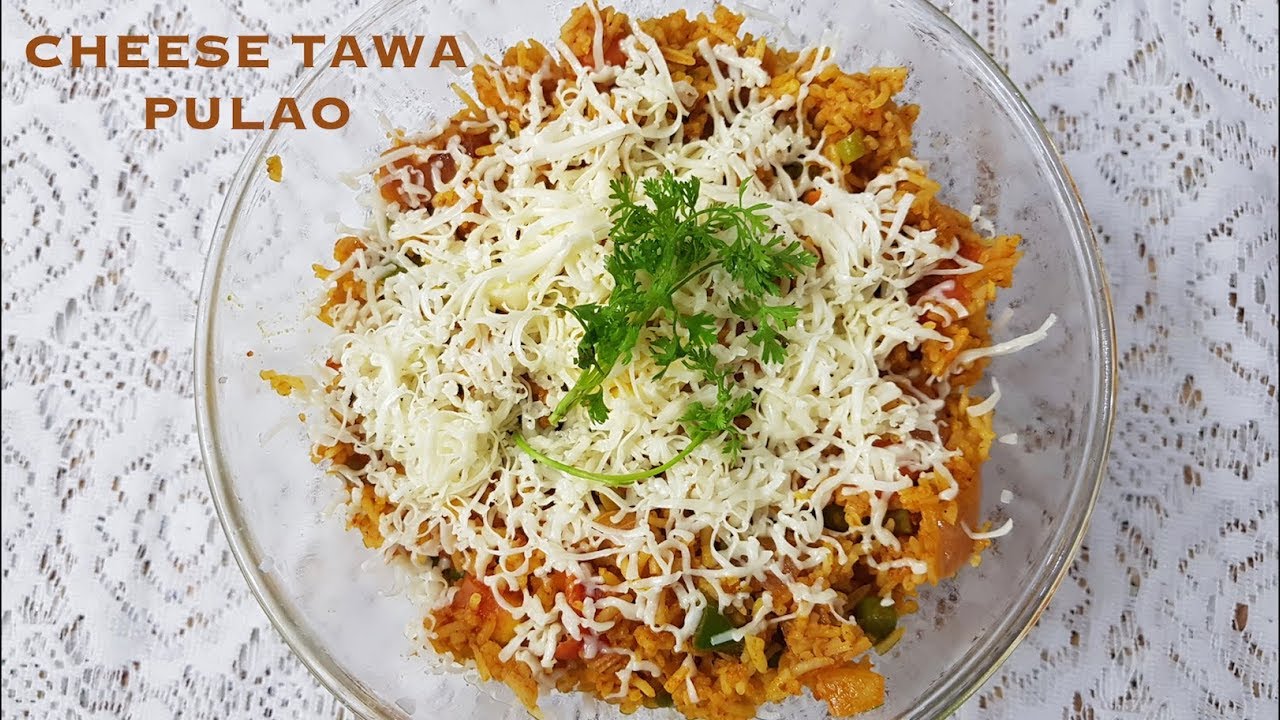 Cheese Tawa Pulao | Street Food Of Mumbai - YouTube