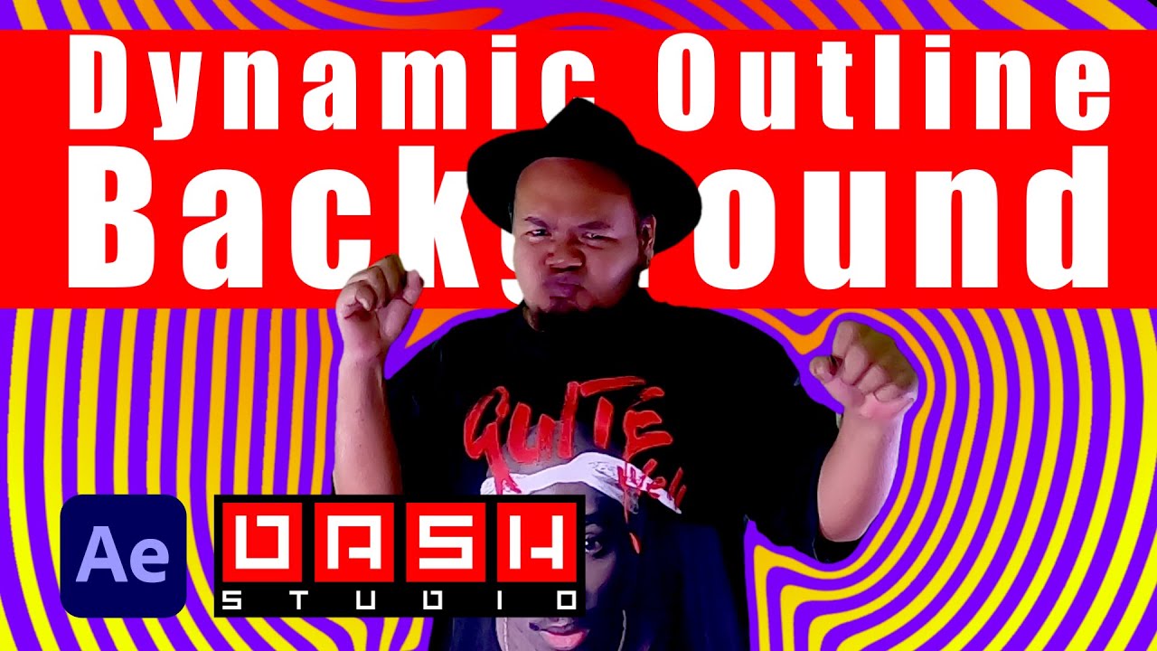 สอน After Effect I สอนทำ Dynamic Outline Background เพิ่มสีสันให้วีดีโอ ...
