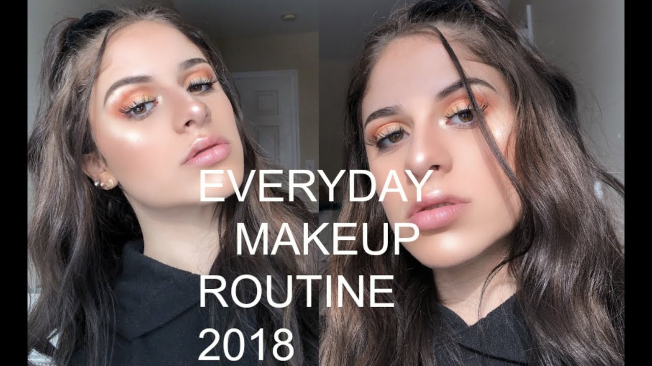 my everyday high school makeup routine 2019 - YouTube