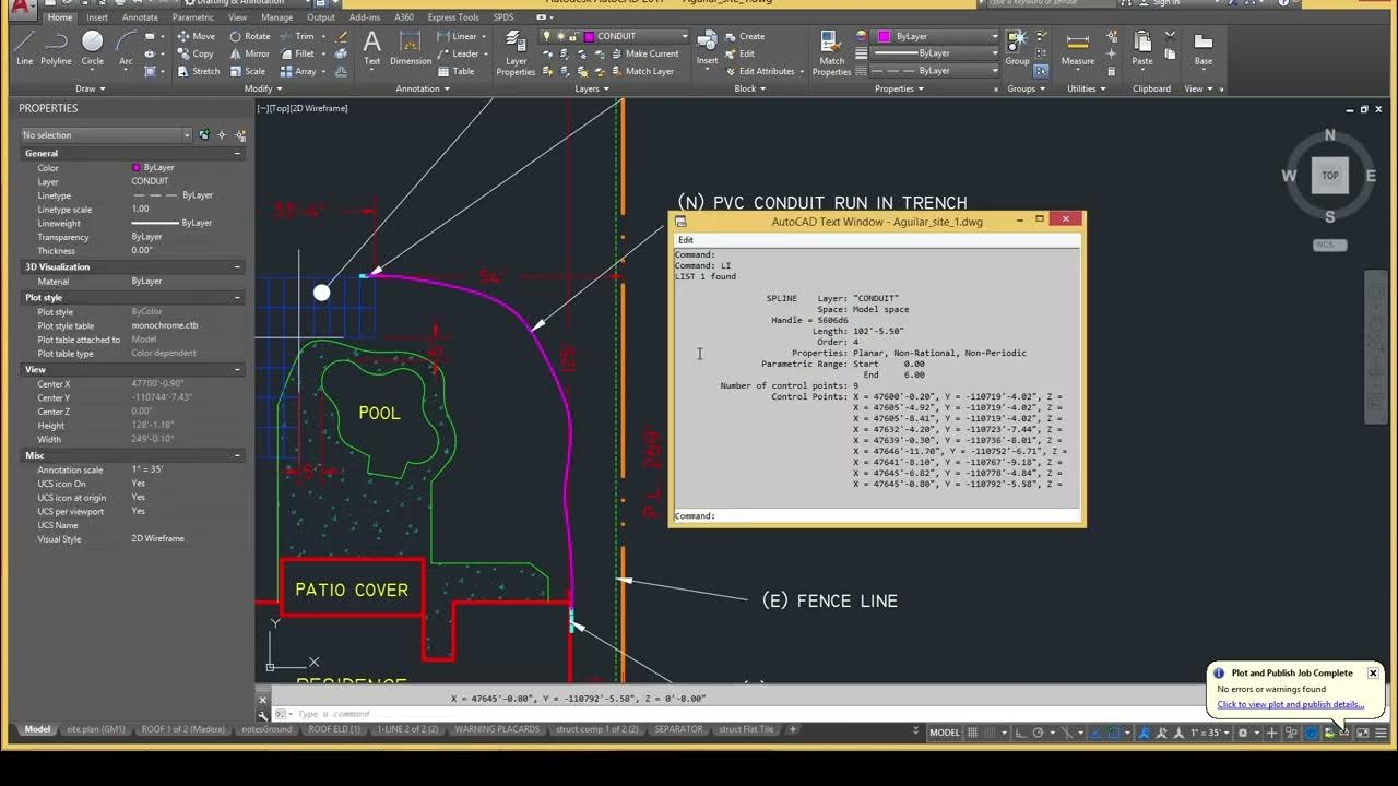 AutoCAD measure spline length - YouTube
