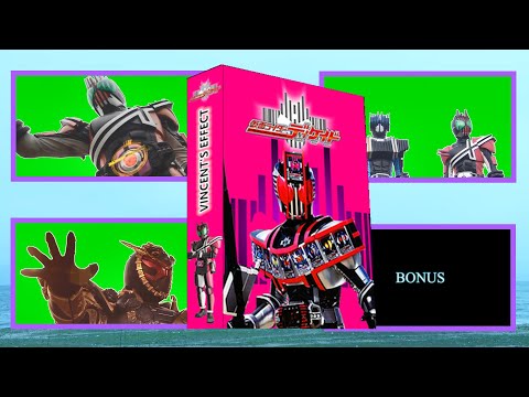 Kamen rider decade vs oma zi-o Green Screen / 假面骑士 decade 变身素材 /假面骑士 帝骑 素材包