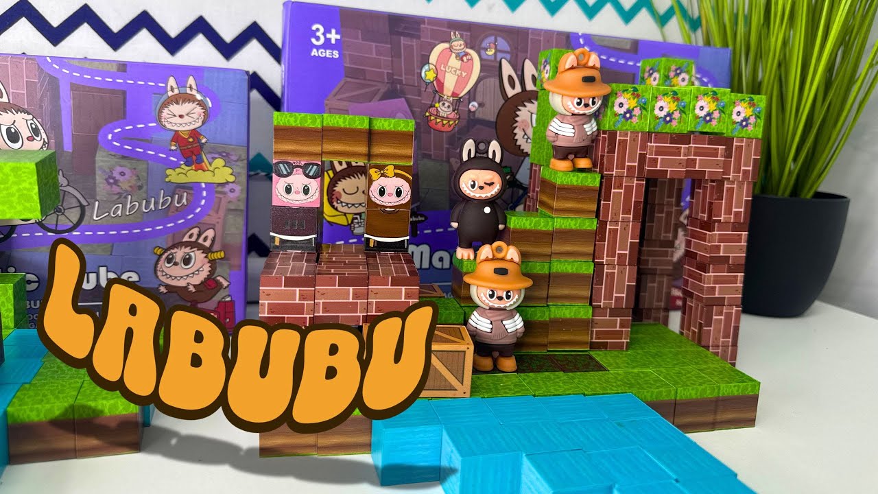 ULTIMATE Labubu Magnetic ASMR 🔥 Minecraft Building Unboxing - YouTube