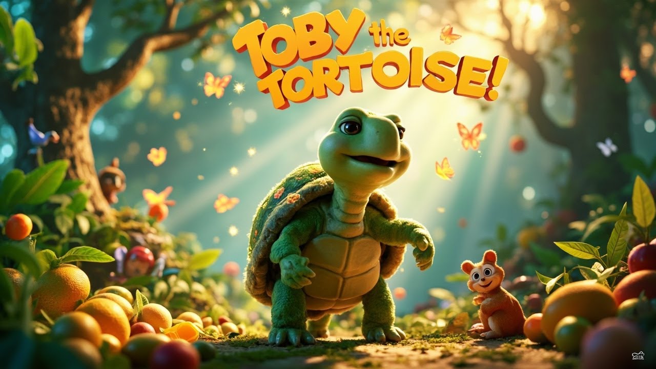 Toby the Tortoise 🐢 | Fun Learning Song for Kids | Life of a Tortoise ...