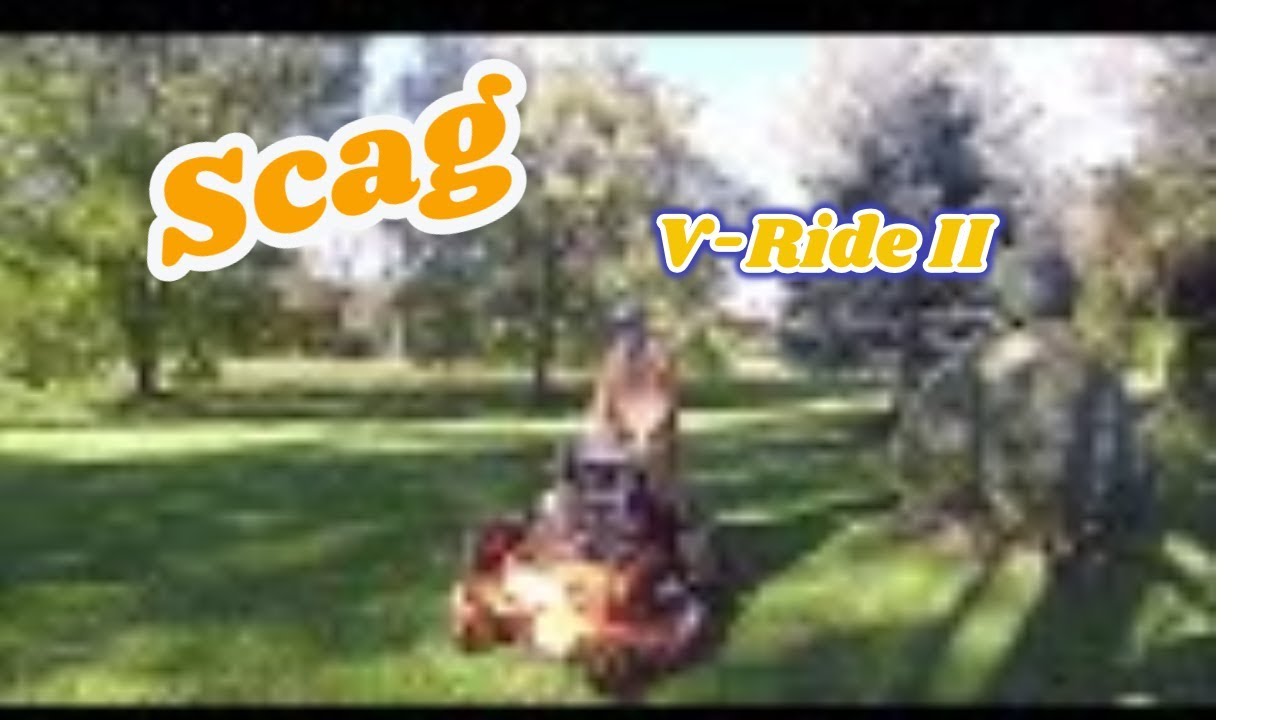 Scag V Ride II - V Ride II DEMO VIDEO #1 - YouTube