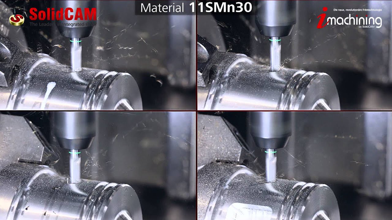 iMachining on OKUMA Mill Turn 9 Axis - YouTube
