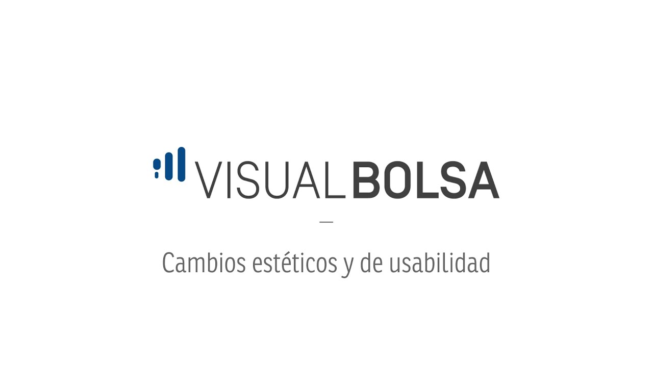 Visual Bolsa - Nueva Versión - YouTube