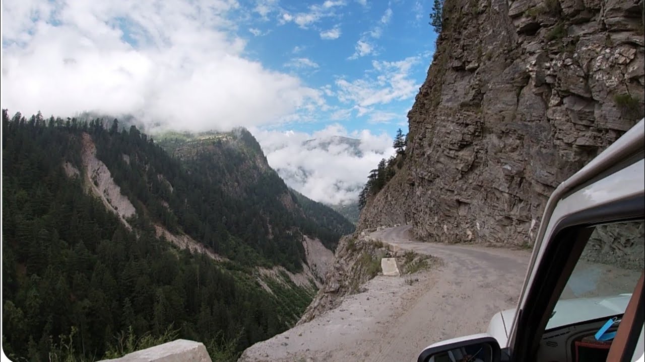 Road in Sangla valley Kinnaur Himachal । Kinnaur Landslide - YouTube