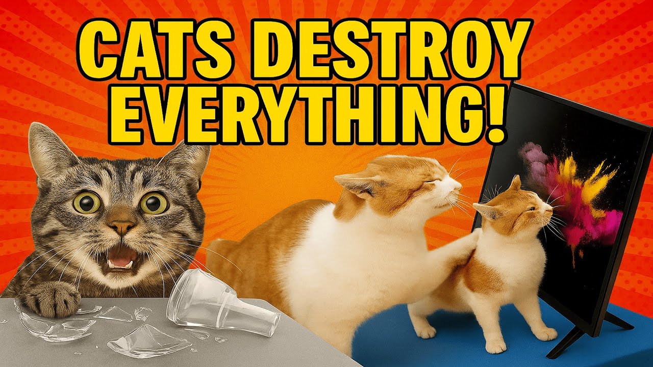 Cats Destroying Everything! 😹💥 - YouTube
