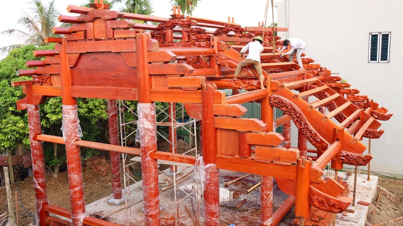 Skills Build Wooden House With Extremely Large Textures & Surely ...