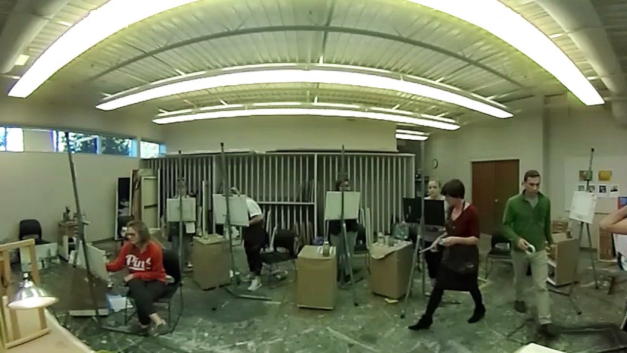 360 View of a Visual Arts Studio - YouTube