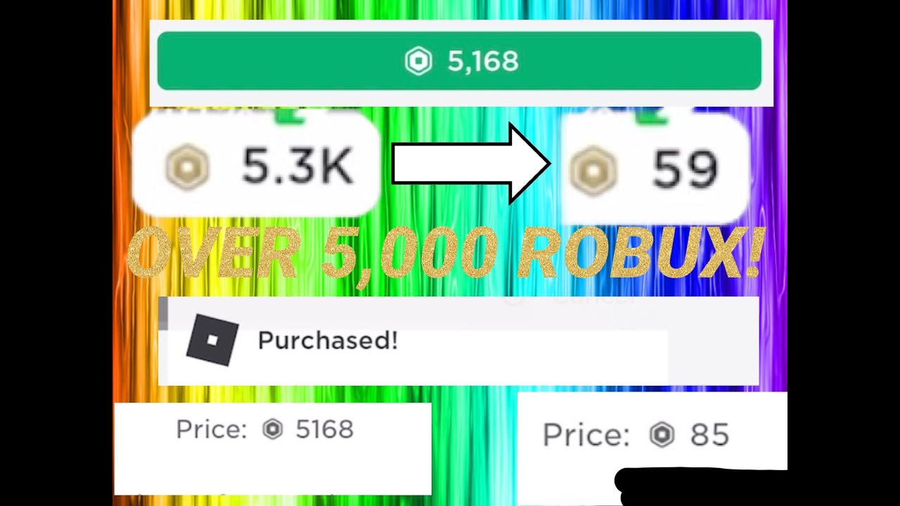 Spending Over 5,000 Robux On My Dream Item! - YouTube