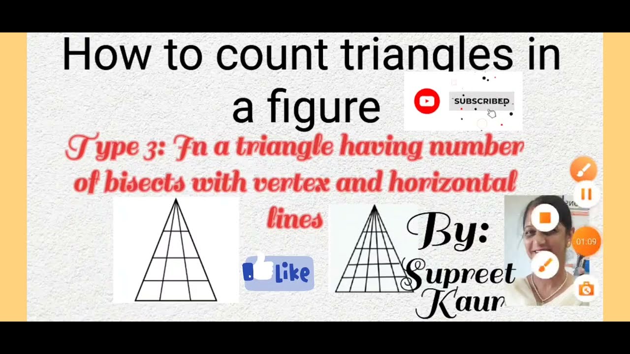 How to find triangles in a triangle.Type3:( Having number of vertical ...