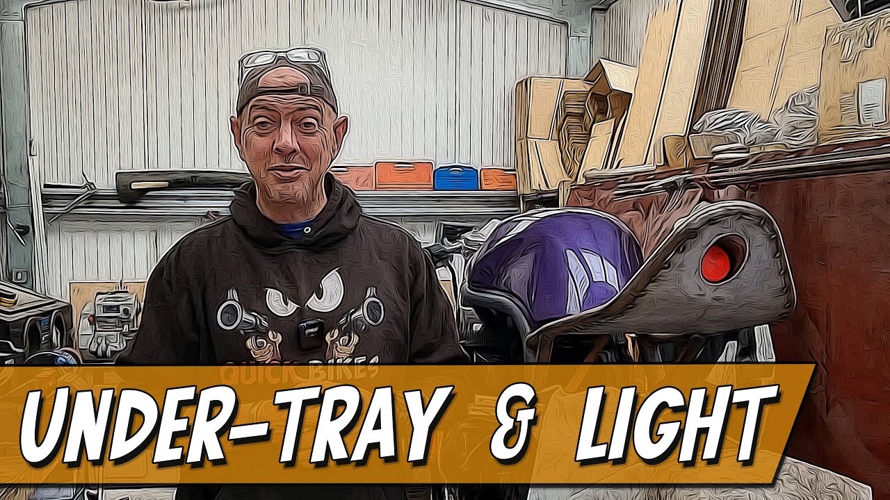 Fitting the undertray and rear light - Suzuki Bandit Cafe Racer - ASBO ...