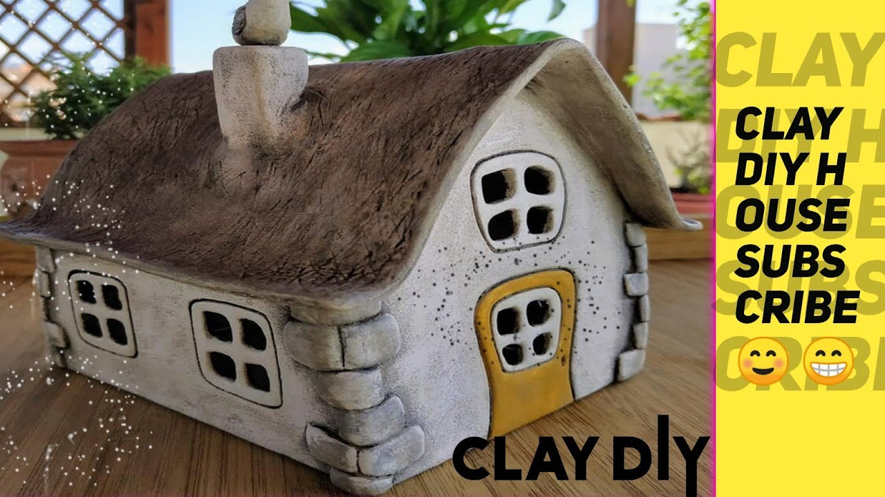 clay work| clay for kids|clay house - YouTube