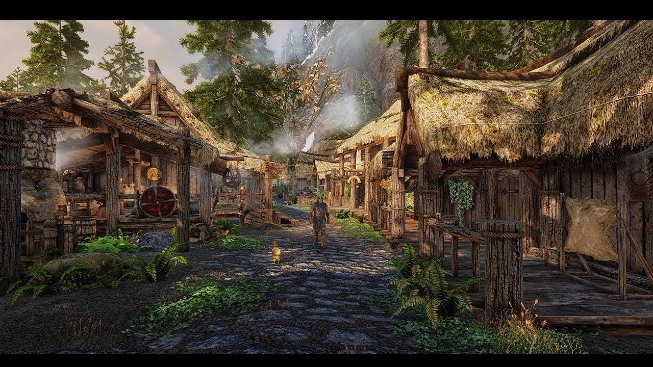 Skyrim SE Dynamic Volumetric Lighting and Sun Shadows Mod Showcase ...