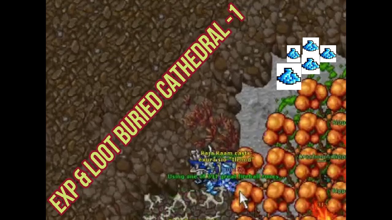 Tibia EfrenlixTv - Guía Buried Cathedral -1 [EK220+ED200] Nivel ...