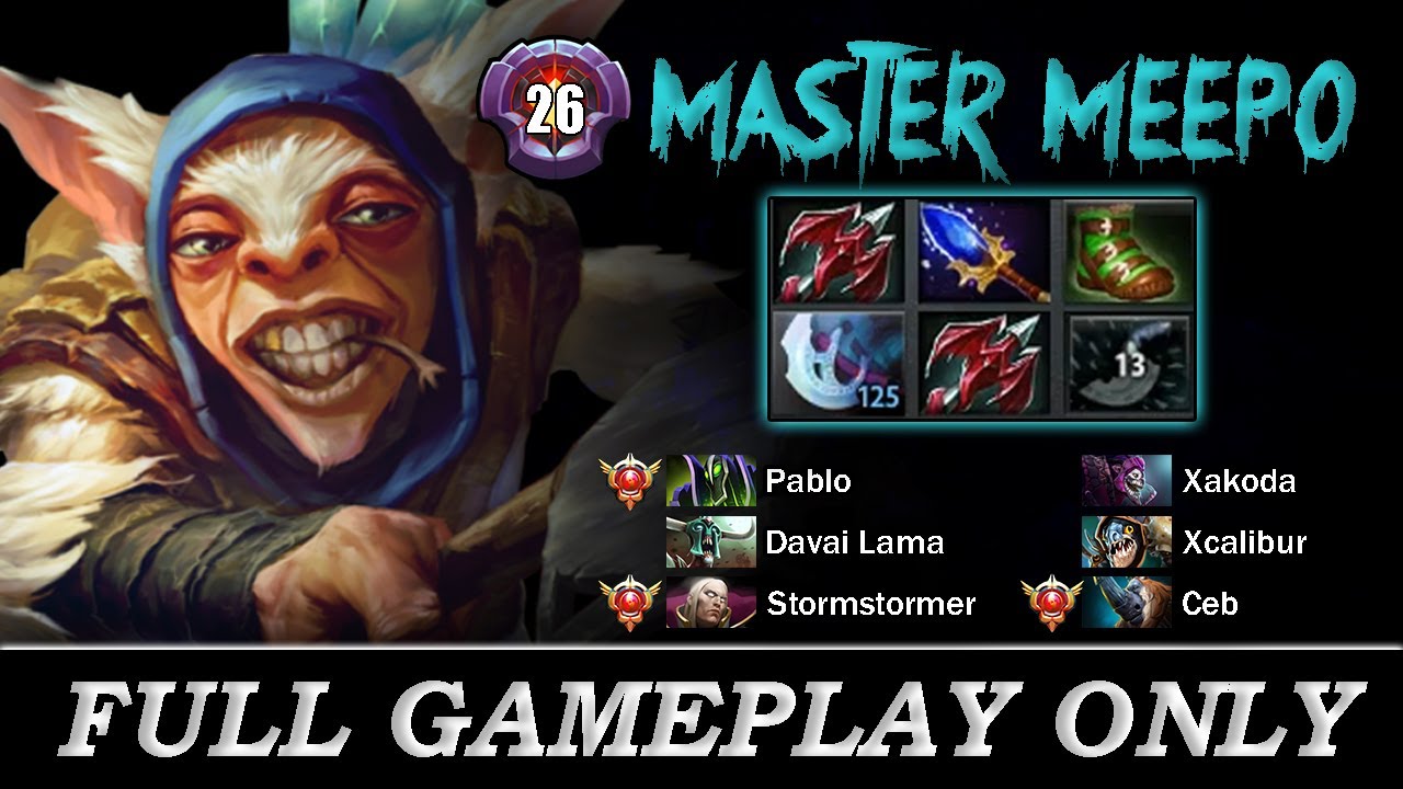 Master Tier Meepo VS Grandmaster Pro Player Invoker (Entity ...