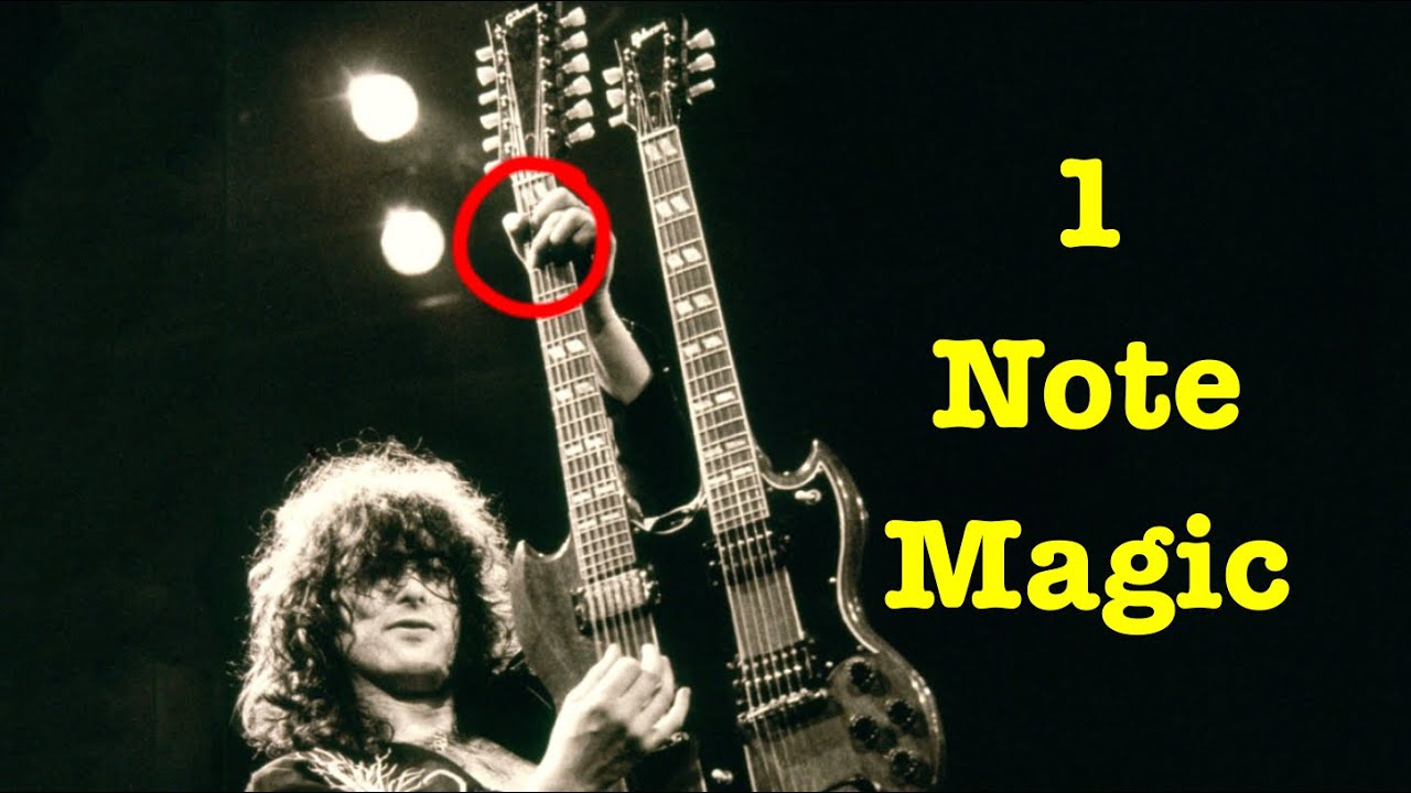 The Greatest Rock Riff is One Note! - YouTube
