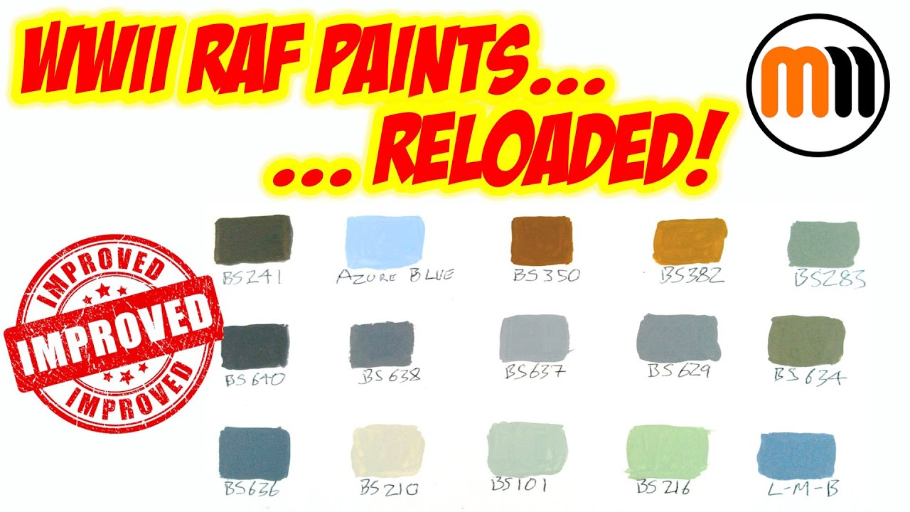 Explaining Mixing WWII RAF Colours...With New & Improved Mixes! - YouTube