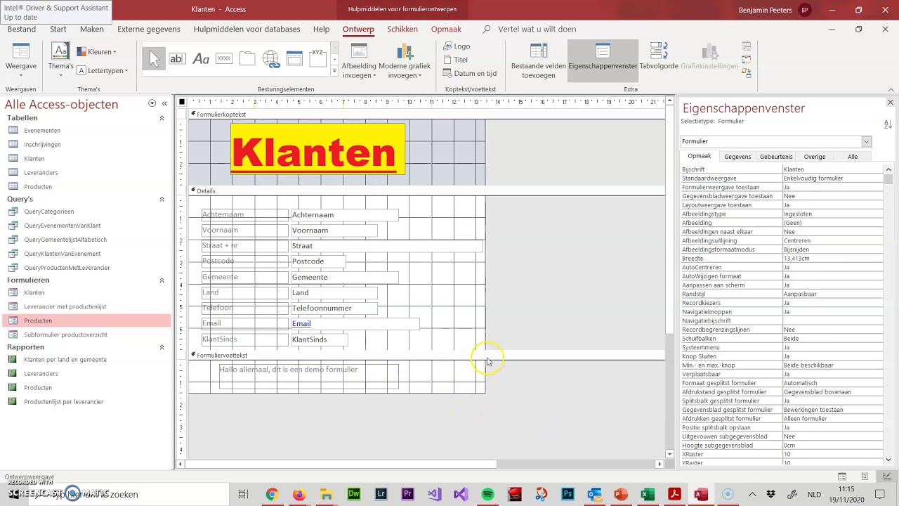 27. Eenvoudige formulieren ontwerpen - YouTube