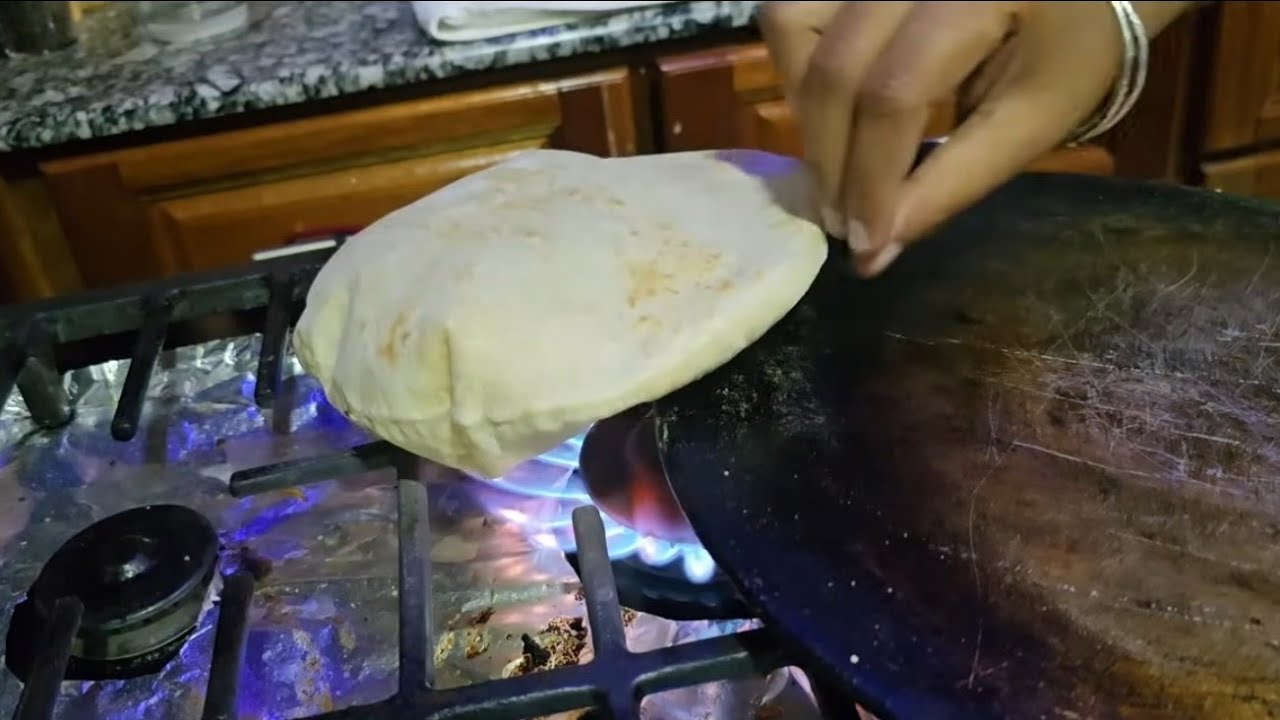 sada roti and corned mutton - YouTube