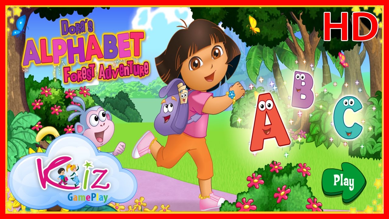 Dora alphabet forest adventure - Learn Alphabet ABC song - Dora The ...
