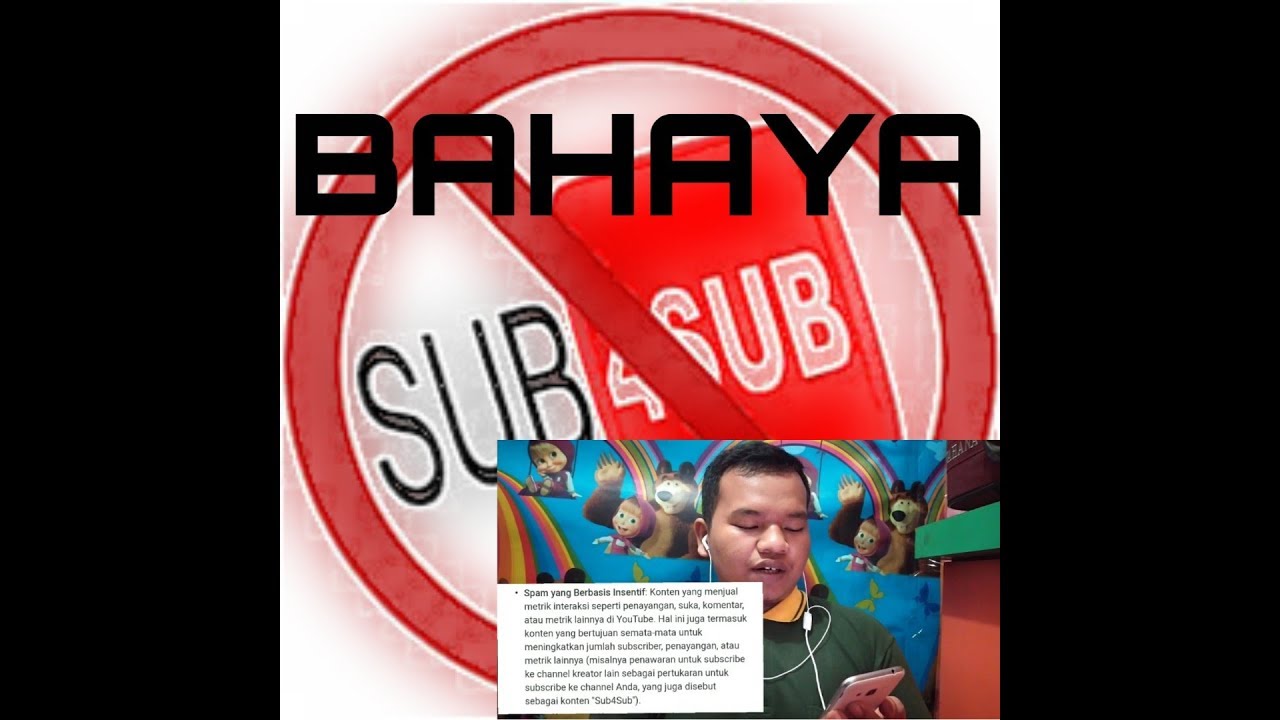 STOP!! BAHAYA SUB4SUB - YouTube