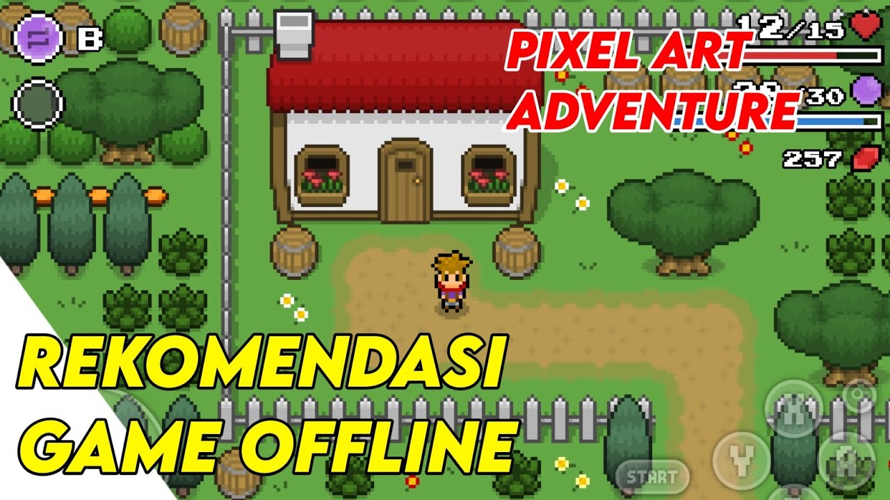 5 Game Pixel Art Adventure Offline Ringan Android - YouTube