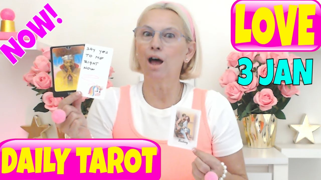 THIS MAN IS READY FOR LOVE AND FOR FULL COMMITMENT TO YOU! January 3, 2024 Daily Tarot Reading ...