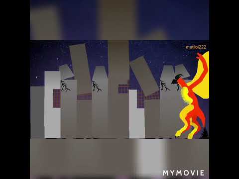 King kong vs rodan stick nodes - YouTube