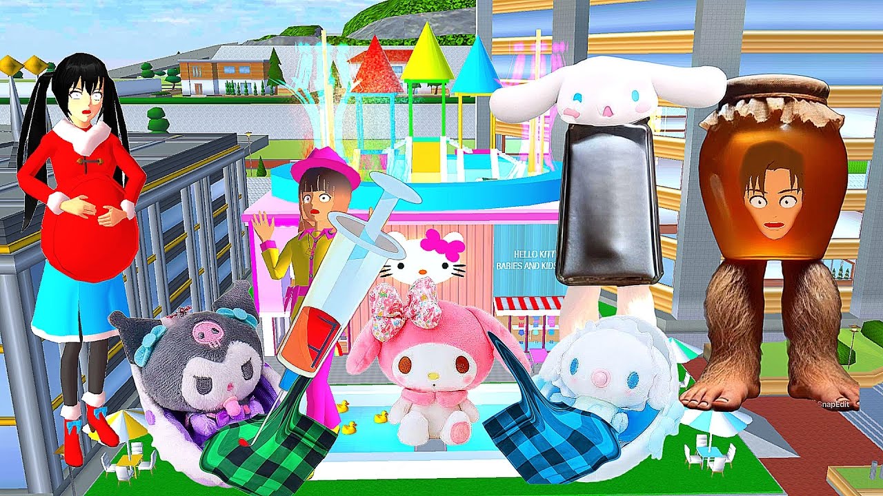 Yuta Mio Sunat Semua Bayi Karena Ngompol Cinnamoroll Panik- Sakura Hamil | Sakura School ...
