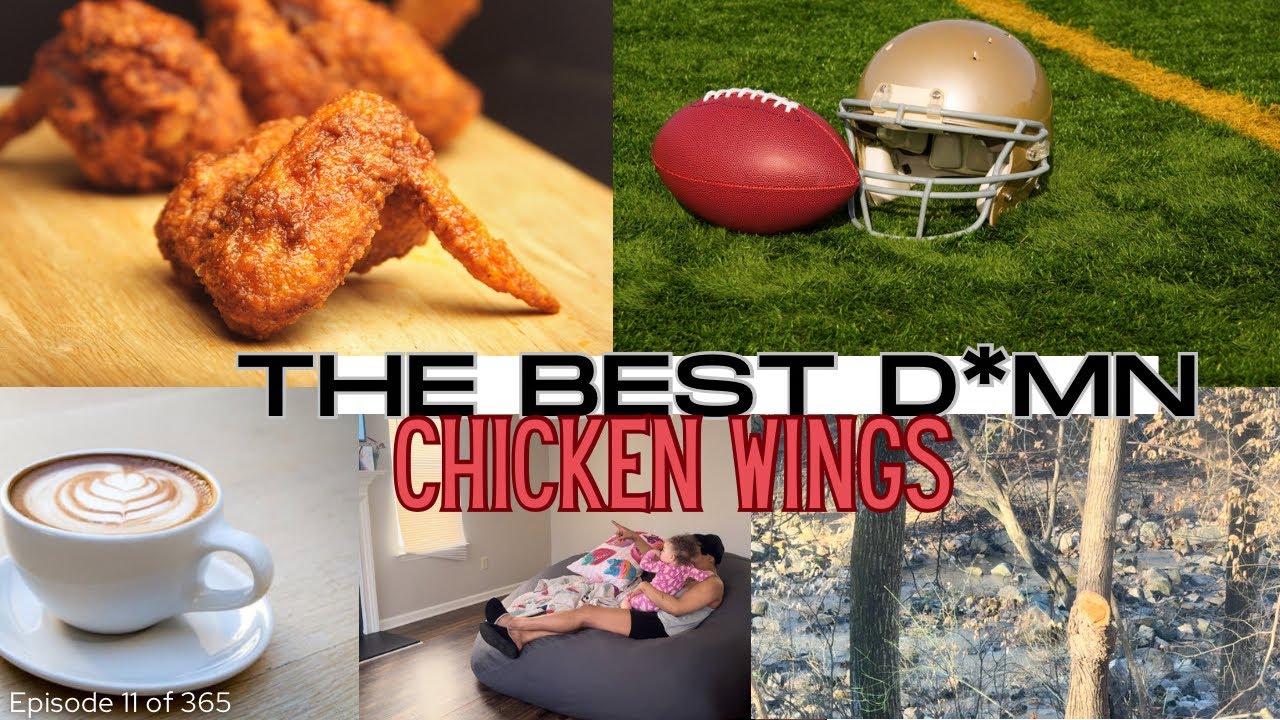 *NEW VLOG| Husband Cooks Superbowl Sunday Chicken Wings| Easy Pulled ...