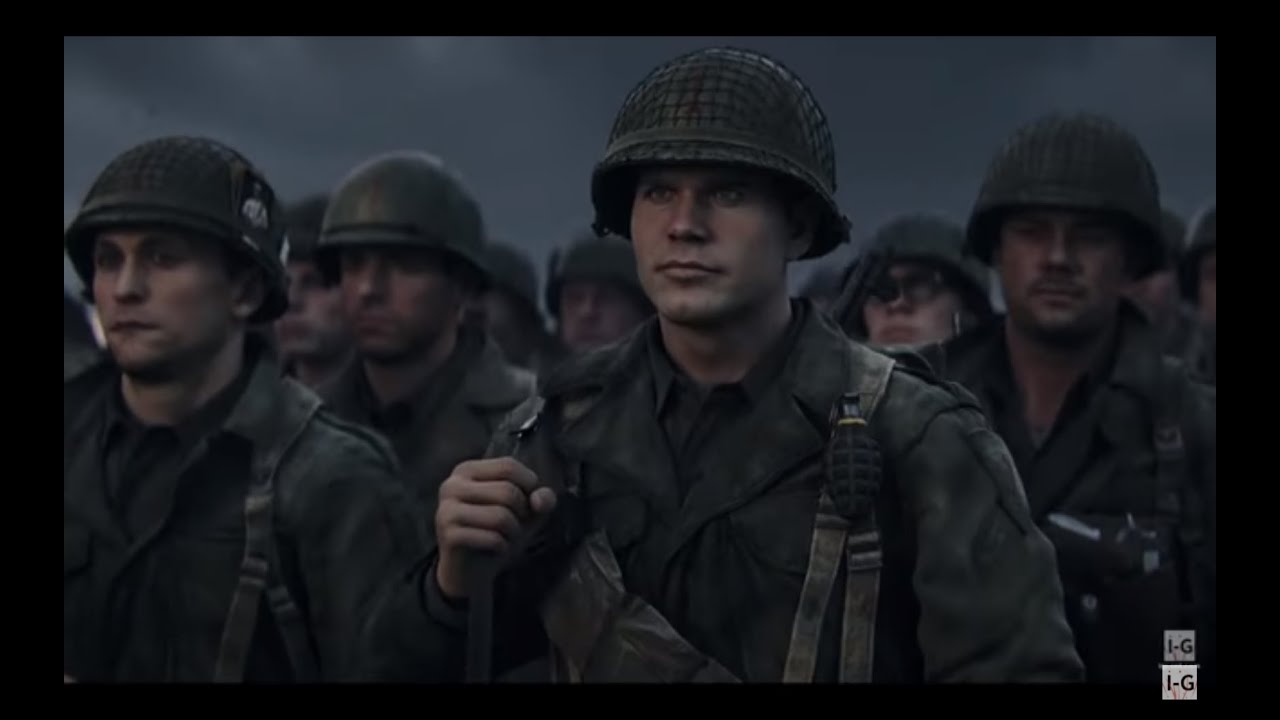 Normandy landing call of duty world war 2 - YouTube